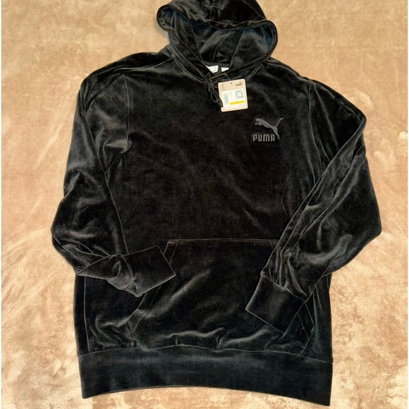 Puma | Shirts | Puma Iconic T7 Velour Hoodie | Poshmark